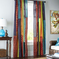 Patchwork Curtains - Patchwork Window Curtain Price, Manufacturers ...