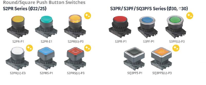 Push Buttons, Shape : Rectangular, Round at best price in Pune ...