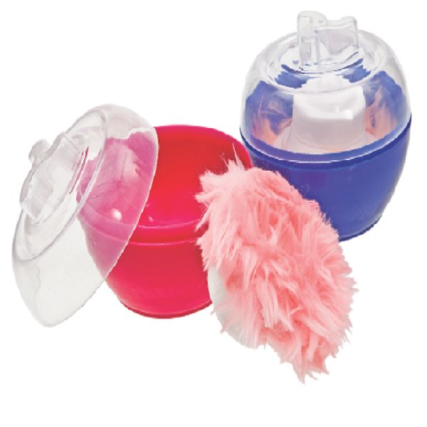 plastic Powder Case, Feature : Eco-friendly, Shape : Round Shaped at ...