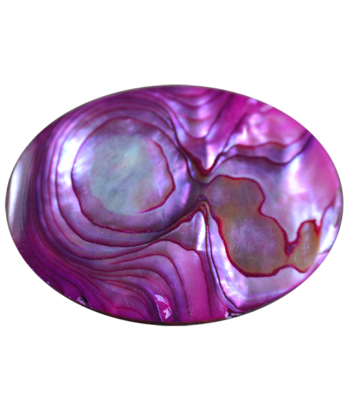 30*40mm Oval Dyed Pink Abalone by SEJAL CREATION PRIVATE LIMITED from ...