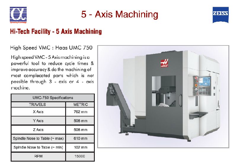 5 Axis Machining Center by Alpha Reverse Engineering & Design Solutions ...