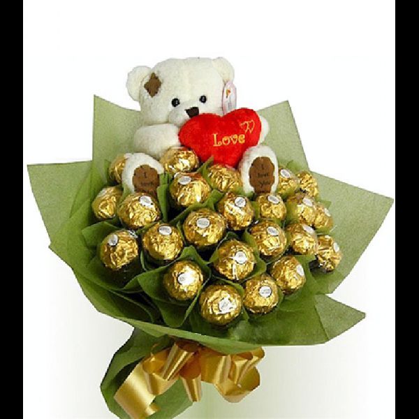 Choco Teddy Bunch by CAKESCTY from Gurugram Haryana | ID - 4058814