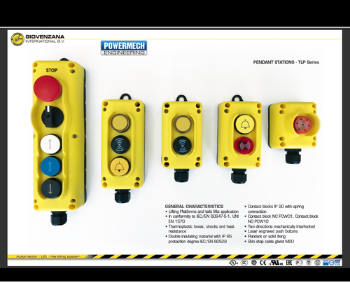 Pendant Control Station Push Button Switch - Powermech Engineering ...