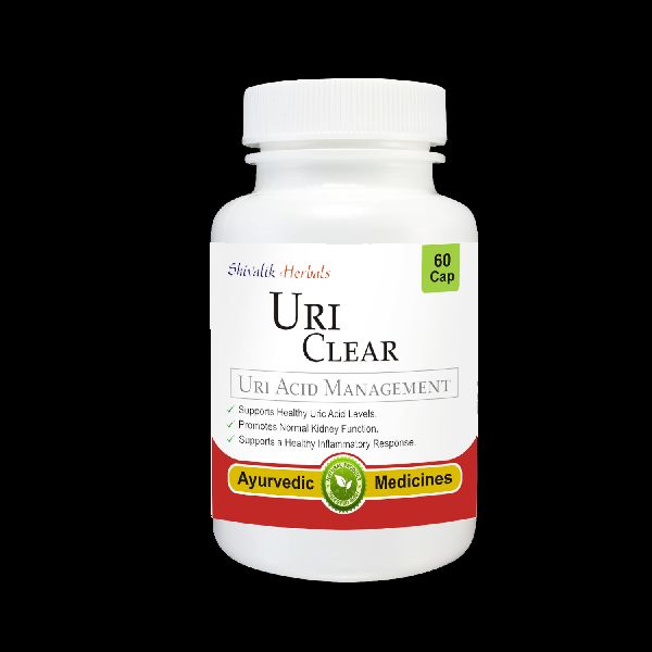 Uri Clear Capsules for Uric Acid, Packaging Type : Plastic Bottle ...