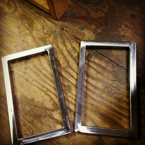 Coated Metal pipe frame, for Industrial Use, Shape : Rectangular - A K ...