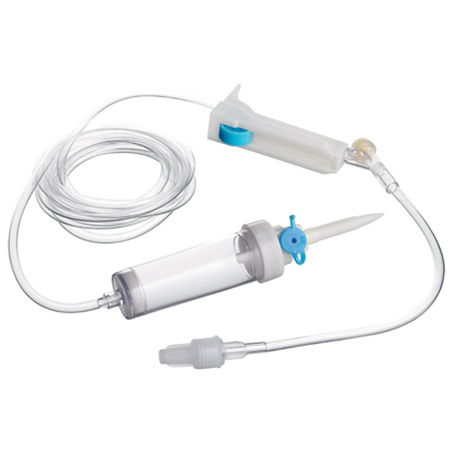 White Micro Drop Infusion Set with Flow Rate Controller - Sign For ...