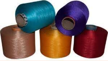 Bright Twisted Dyed Polyester Yarn, for Knitting, Sewing, Weaving ...