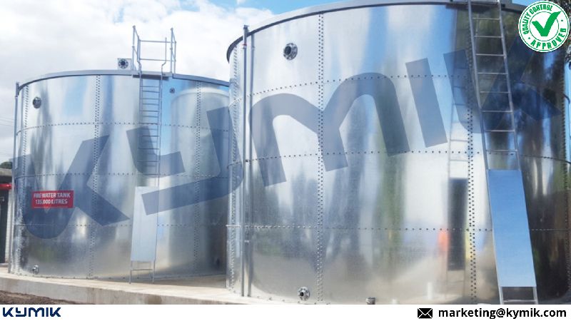 Hot Dipped Galvanized Tanks - Kymik Tanks and Silos, Delhi, Delhi