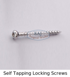 Self Tapping Locking Screws at Best Price in Delhi | Raj Surgical Works
