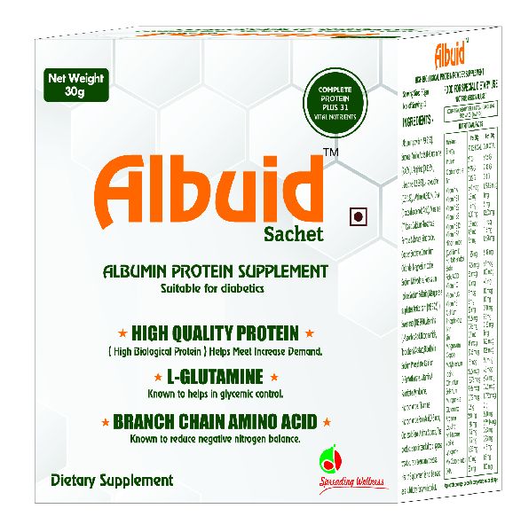 Albuid albumin supplement with vitamin by D D Nutritions Pvt Ltd from ...