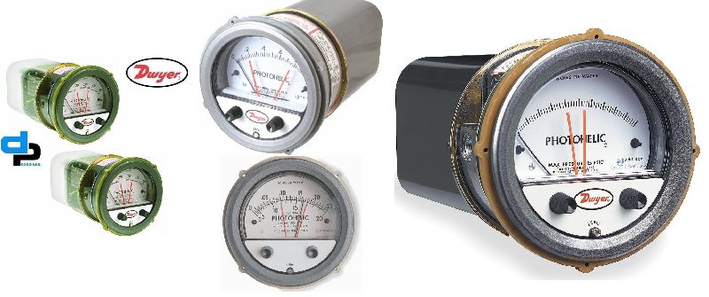Dwyer A3005 Photohelic Pressure Switch Gauge Range 0-5.0 Inch W.c. at ...