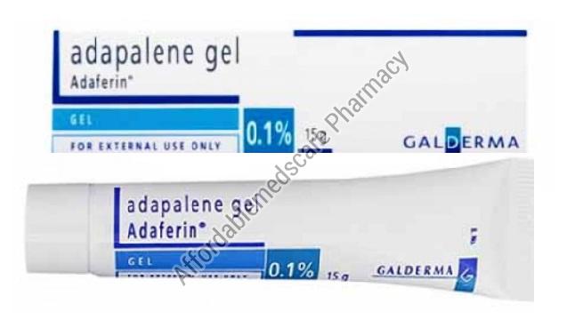 Brand Adaferin 0.1% (Adapalene) Gel, for Acne Use, Feature : Effective ...