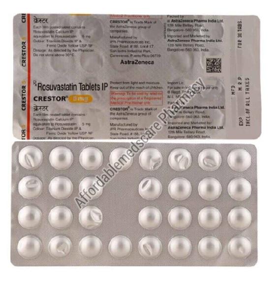 Brand Crestor (Rosuvastatin) Tablets, Packaging Type : Blister ...