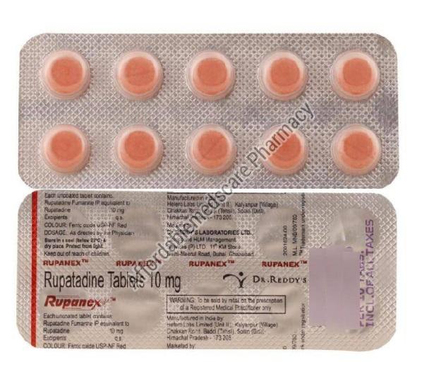 Generic Rupafin/Rupall (Rupatadine) Tablets, Grade : Medicine Grade ...
