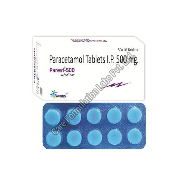 Parest 500, Packaging Size : 50X10, Packaging Type : Blister at Rs 184 / Box in Delhi