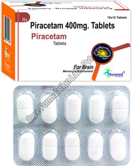 Piracetam-400 Tablets, Packaging Type : Blister - Care Formulation Labs ...