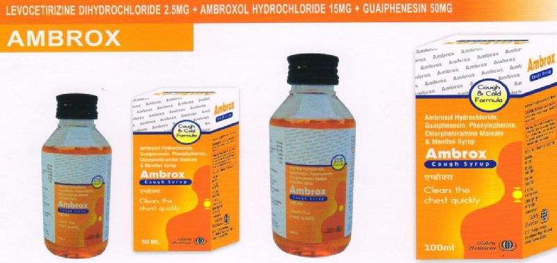 AMBROX COUGH SYRUP 50/100ML, Packaging Type : Plastic Bottle - Ajanta ...