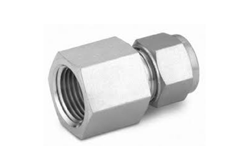 Stainless Steel Double Ferrule Female Connector - Mipra Steel, Mumbai ...