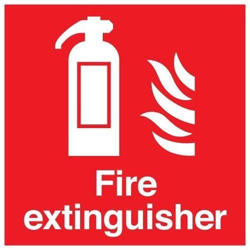 Square Metal Fire Safety Sign Board, For Danger, Direction, Feature ...