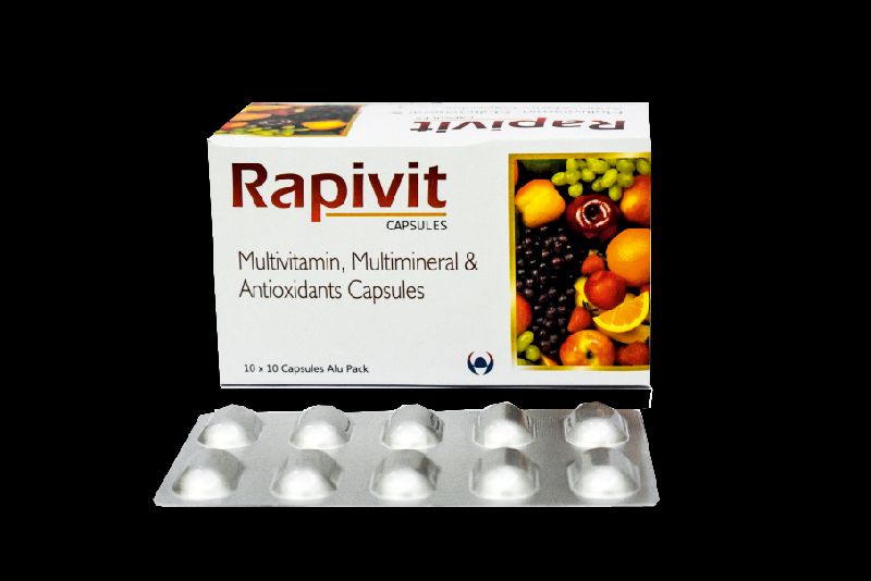 Multivitamin + Multimineral + Antioxidant Capsule : Rapivit Capsules at ...