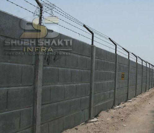 Cement Security Walls, Pattern : Plain at Rs 95 / Square Feet in ...