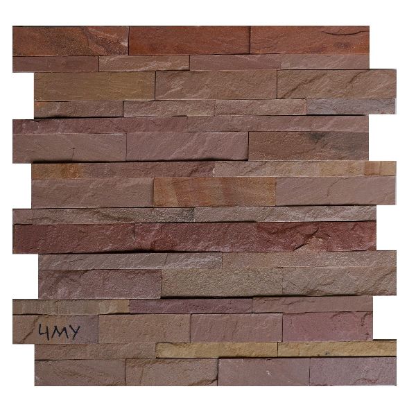 Polished Red Wall Cladding Stone, for Buildings, Size : 10x10cm ...