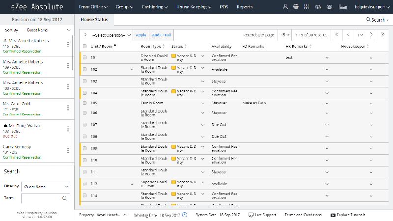 eZee Absolute - Hotel management software & eZee Centrix - hotel ...