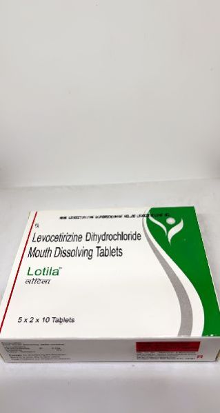 Lotila Tablet ( Levocentirizine Dihydrochloride Mouth Dissolving Tablet ...