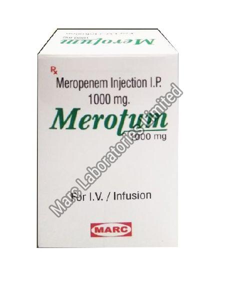 Merotum INJ 1000 mg, Type : Critical Care by Marc Laboratories Limited ...