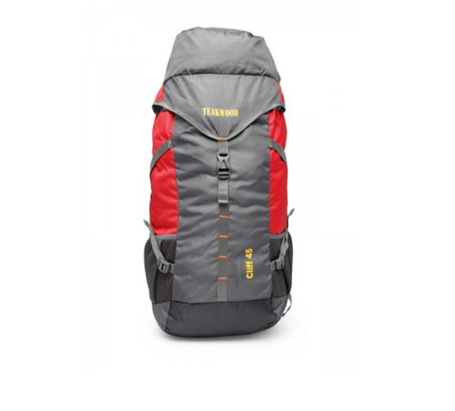 Teakwood Polyester Rucksack, Capacity : 45 LTR, Color : Red - Teakwood ...