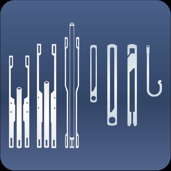 Narrow Leno-Warping Pin - J Hook, for Weaving, Length : 150mm- 180mm at ...