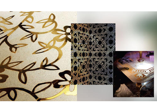 Metal Wall Inlay at best price INR 2,500 / Square Feet in Agra Uttar ...