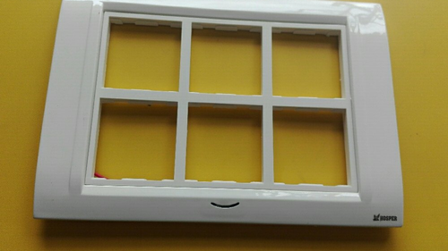 6 Module Electric Switch Plate, Shape : Rectangular - Durga Leds ...
