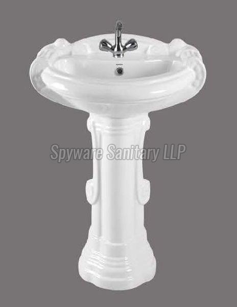 Sterling Full Pedestal Wash Basin, for Home, Restaurant, Size ...