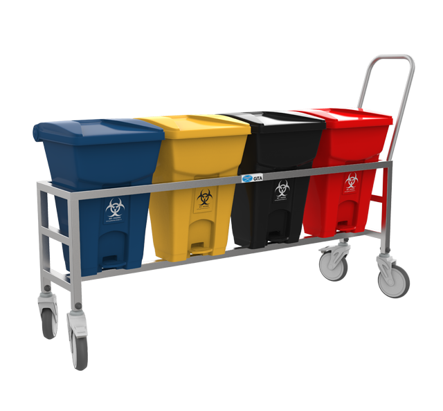 S.S.304 Grade BIODEGRADABLE WASTE TROLLEY - Gita Mediquip PVT. LTD ...