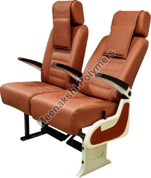 2x2 Push Back Bus Seat with Head Rest by Meenakshi Polymers Pvt. Ltd ...