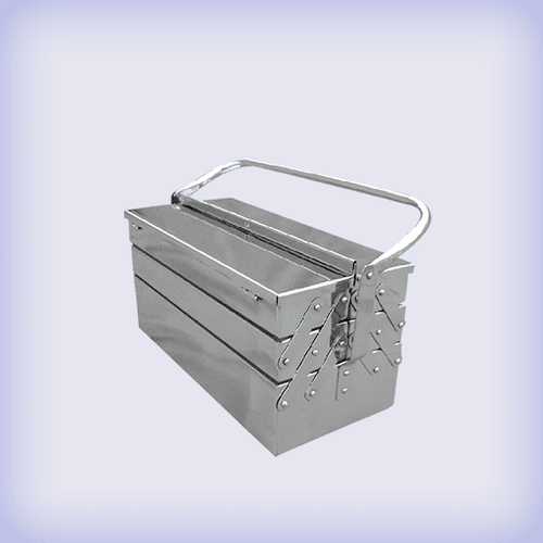 Matt/Mirror Stainless Steel SS Tool Box, for Garage, Industrial ...