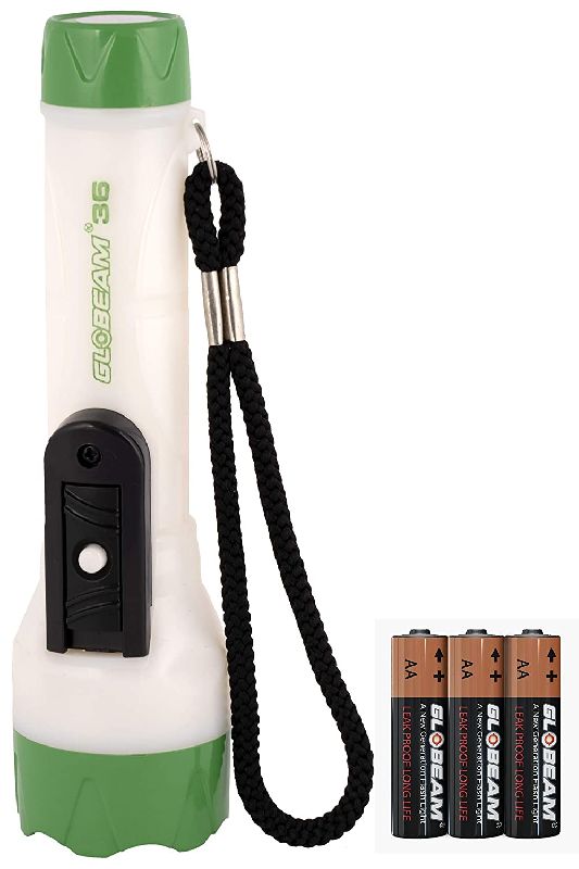 ‎Strong ABS plastic body Globeam 36 Radium Torchlight, Certification ...