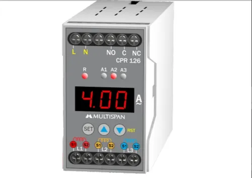 Current Protection Relay, Voltage : 100 to 270 V AC, Overall Dimension ...