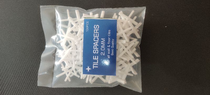 TILES SPACERS 2MM, Packaging Type : Plastic Packet, Polybag at Rs 9 in ...