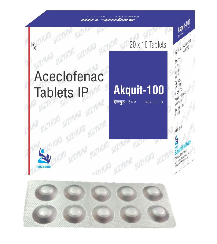 Akquit 100mg Tablets, Type Of Medicines : Allopathic at Best Price in ...