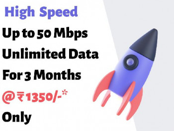 50mbps internet plan at Rs 1,350 / Piece(s) in Surat | Hathway Internet ...