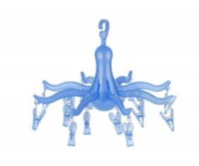 Plain Plastic Octopus Shape Hanger, Technics : Machine Made at Rs 125 ...