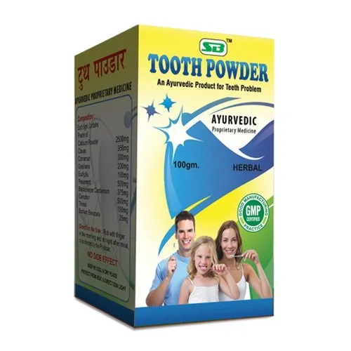 Tooth Powder, Packaging Size : 100g at Rs 75 / Bottle | S B Herbo ...