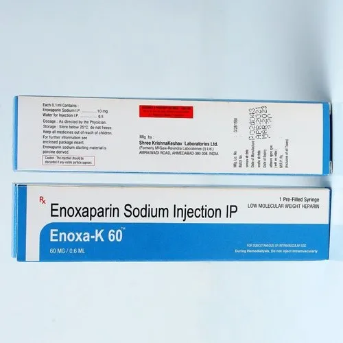 Enoxaparin Sodium Injection IP, INR 250 / Box by Anant Agencies from Jamnagar | ID - 6649782
