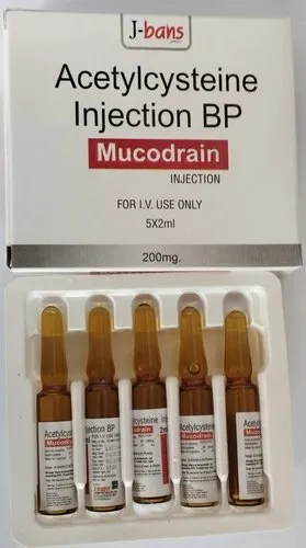N Acetylcysteine Injection, INR 55 / Piece by J-bans Icu Care Private ...