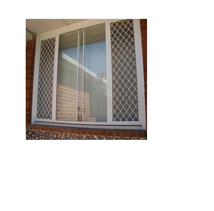 Rectangle Glass Aluminium Grill Windows, Opening Pattern : Vertical ...