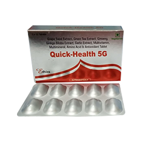 QUICK HEALTH 5G TABLETS at Best Price in Panchkula | Ethics Health Care ...