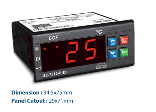 Sub Zero Temperature Controller, Display Type : 4 Digit/7 Segment, Size ...
