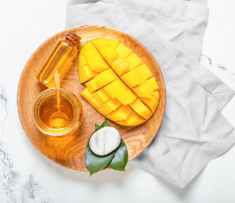 Mango Seed Oil, for Cooking, Medicines, Feature : Reduce, Stretch Marks ...